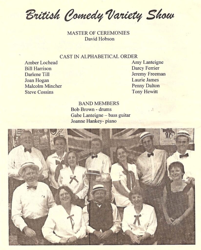 British Comedy Variety Show | The Chilliwack Players Guild